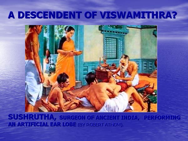 Surgical Legacy of Sushrutha's in Ancient India